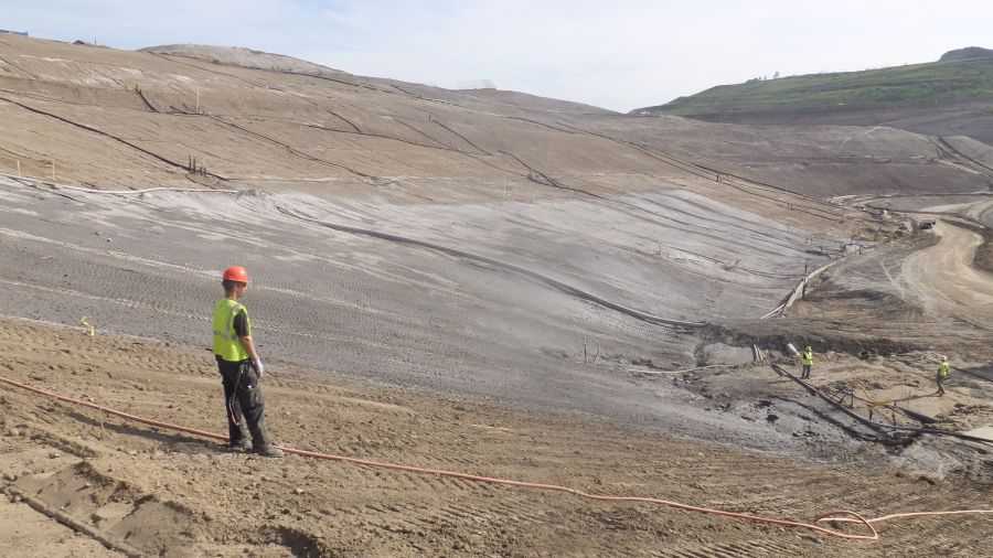 Innovative Intermediate Daily Cover System for Landfills in CA